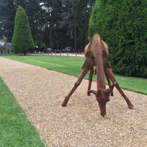 Captivating Animal Sculptures Made of Corten Steel | Matt Hill Projects
