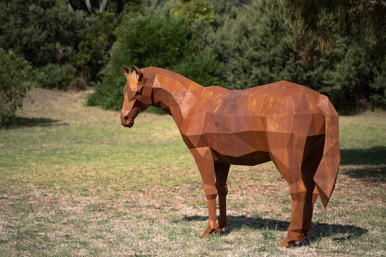 Captivating Animal Sculptures Made of Corten Steel | Matt Hill Projects