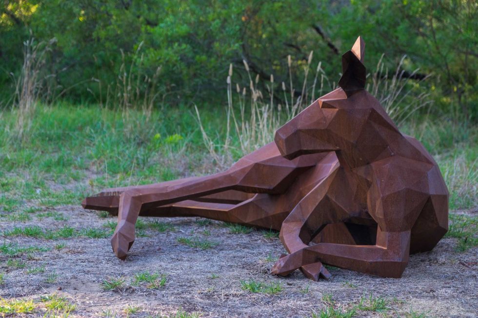 Captivating Animal Sculptures Made of Corten Steel | Matt Hill Projects